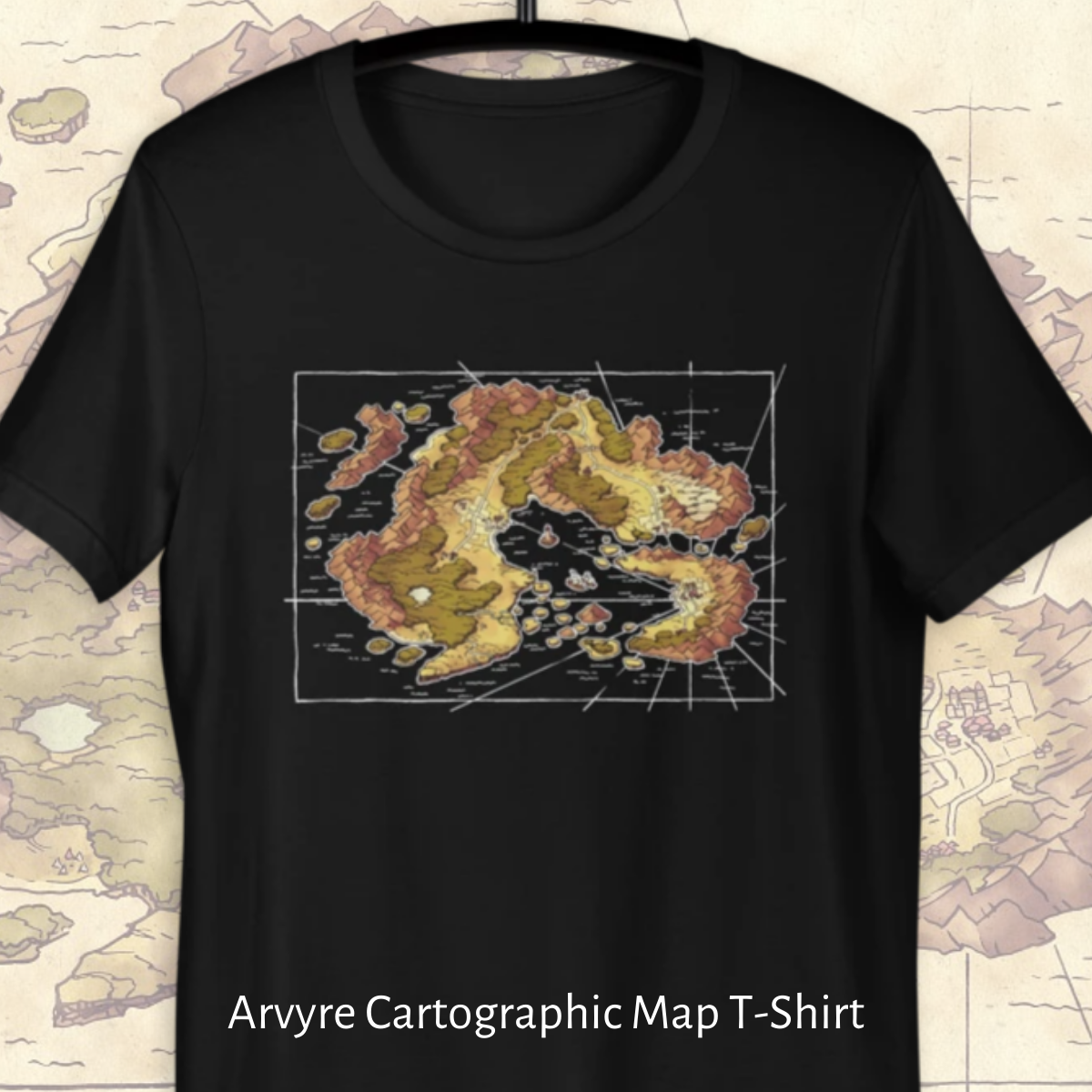 The Arvyre Cartographic Map Merchandise – 2-Minute Tabletop Merch